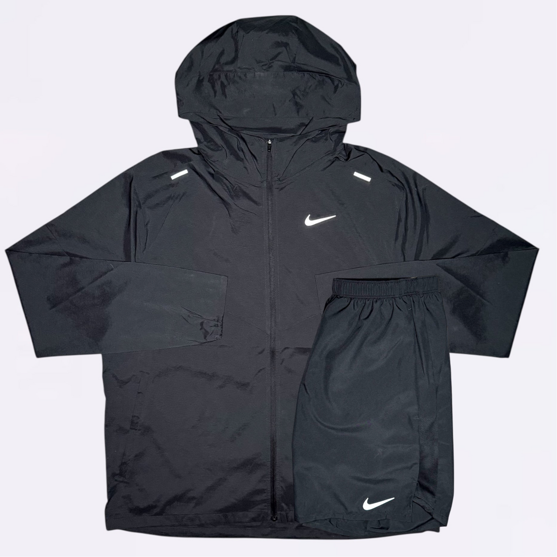 Nike Windrunner & Challenger Set - Black / Black – RESTOCK3D